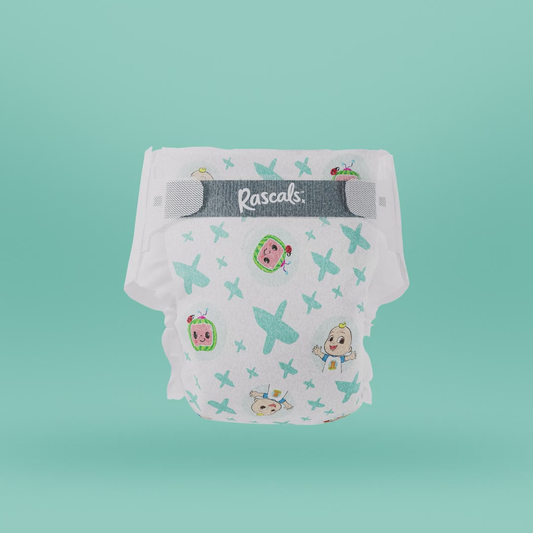 Rascal + Friends Cocomelon Premium Nappies Size 6, 30Pack, 15-20kg ...